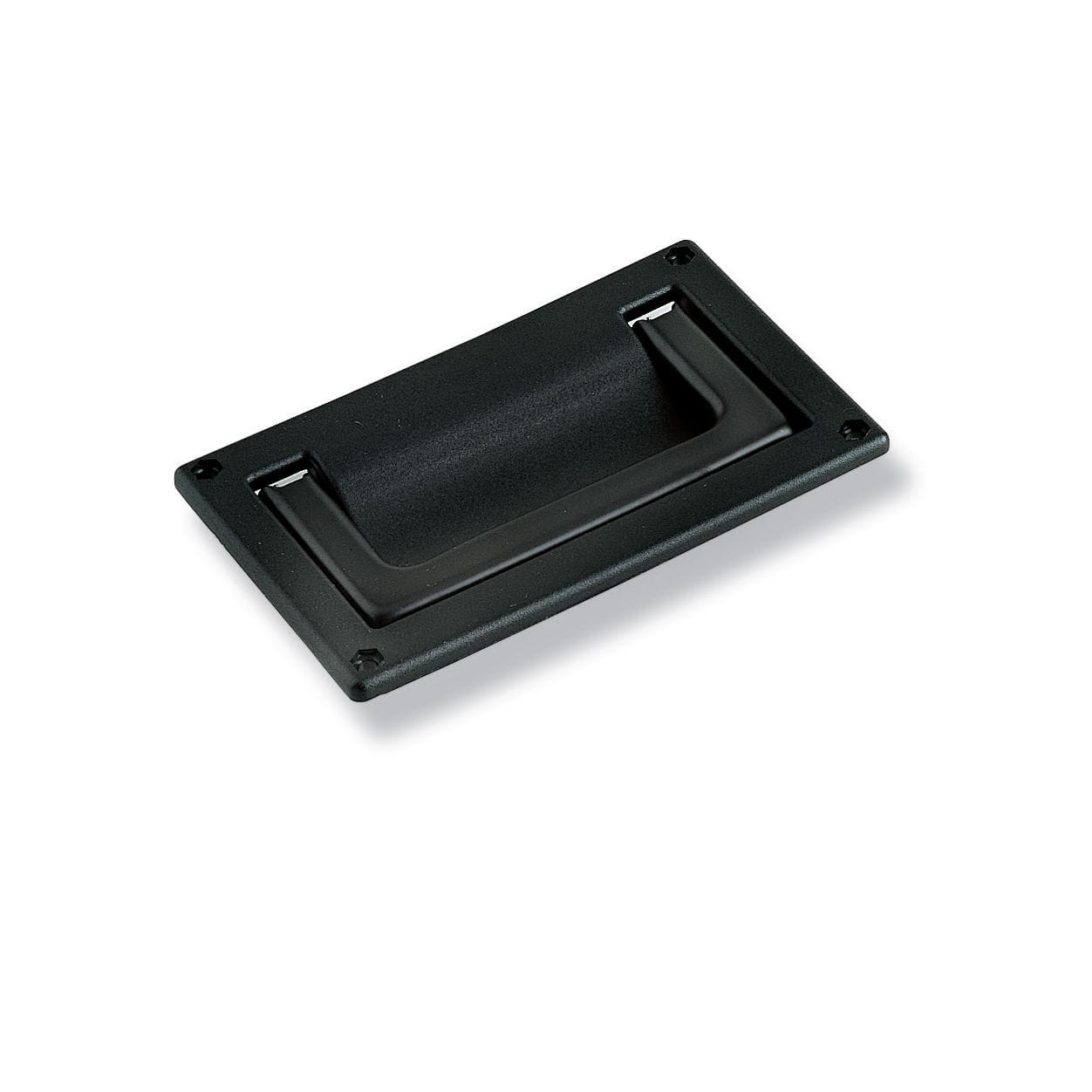 Recessed handle 141x91 mm, steel grip - Euromet