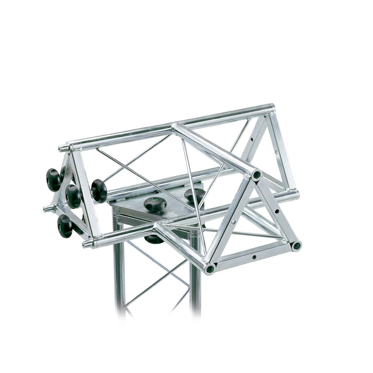 Triangular truss, 4 ways “T”-style, Female, steel, galvanized - Euromet