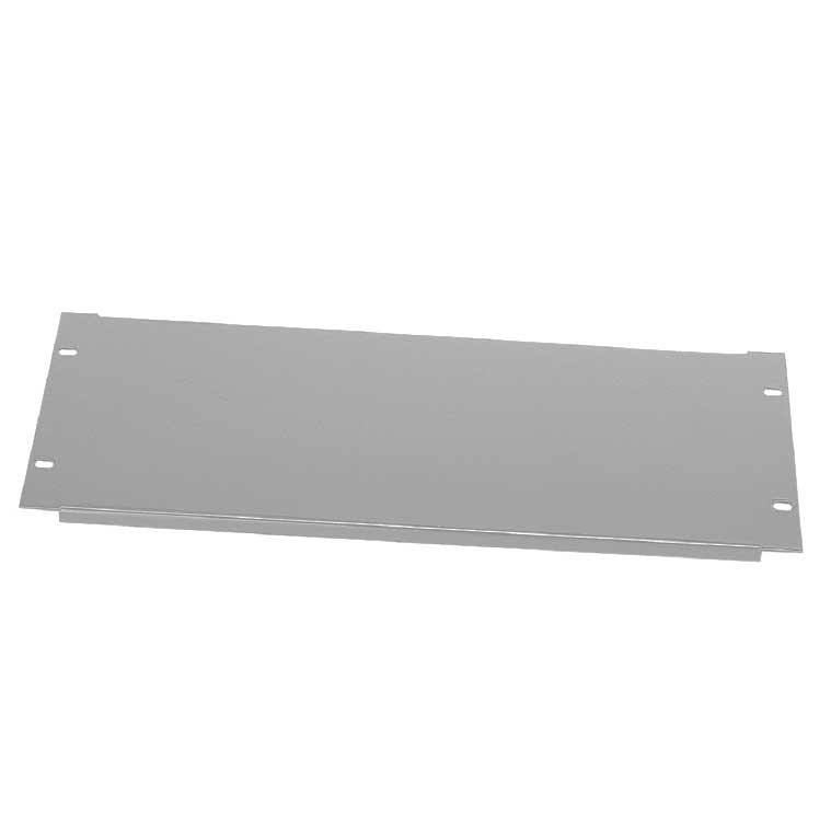 Front rack cover panel, 4U, RAL 7035 - Euromet