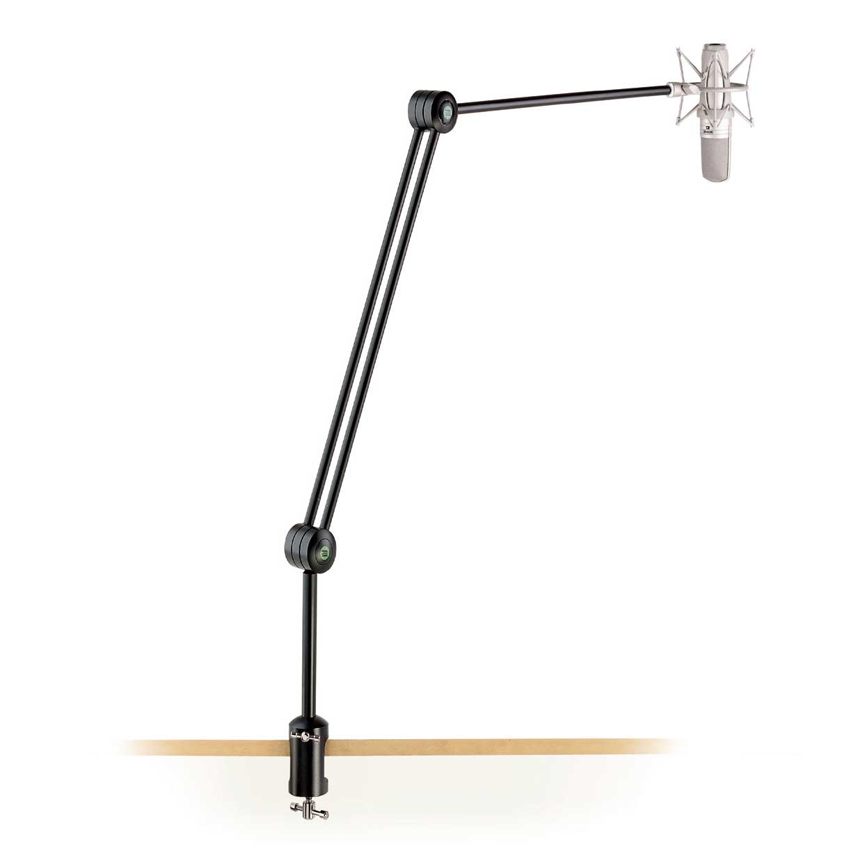 “REVOLUTION” Table Microphone Stand, Black - Euromet