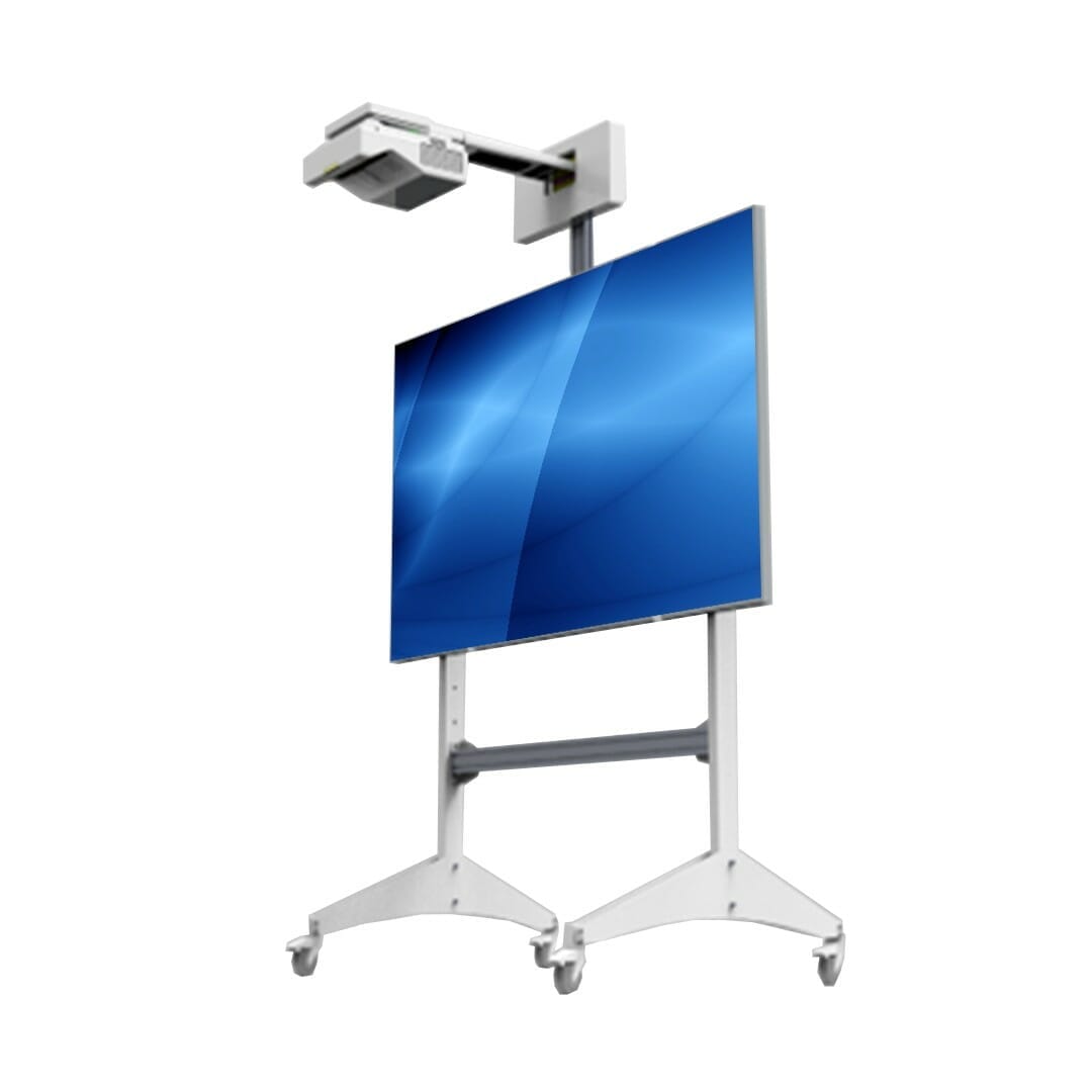 Opera, trolley for interactive whiteboards and projectors up to 135 ...