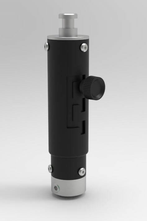 ARAKNO Extension column XS, length 180-230 mm, black - Euromet